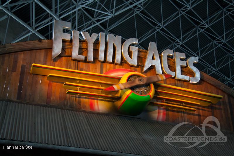 Flying Aces im Parkcheckpoint für Freizeitparks und Achterbahnen