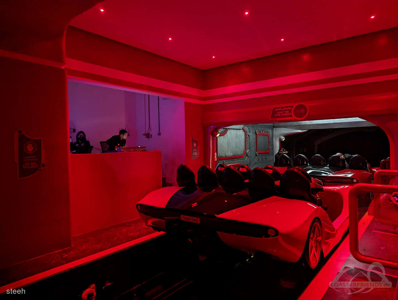 Mission Ferrari im Parkcheckpoint für Freizeitparks und Achterbahnen