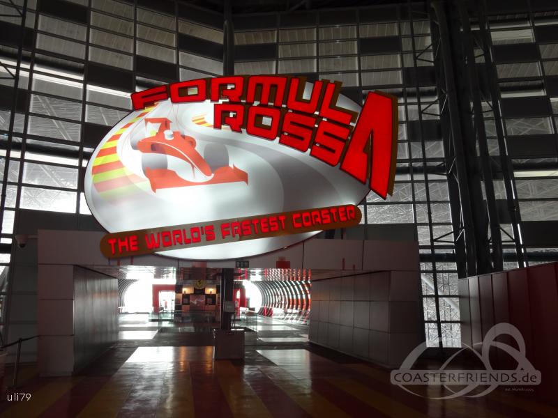 Formula Rossa im Parkcheckpoint für Freizeitparks und Achterbahnen