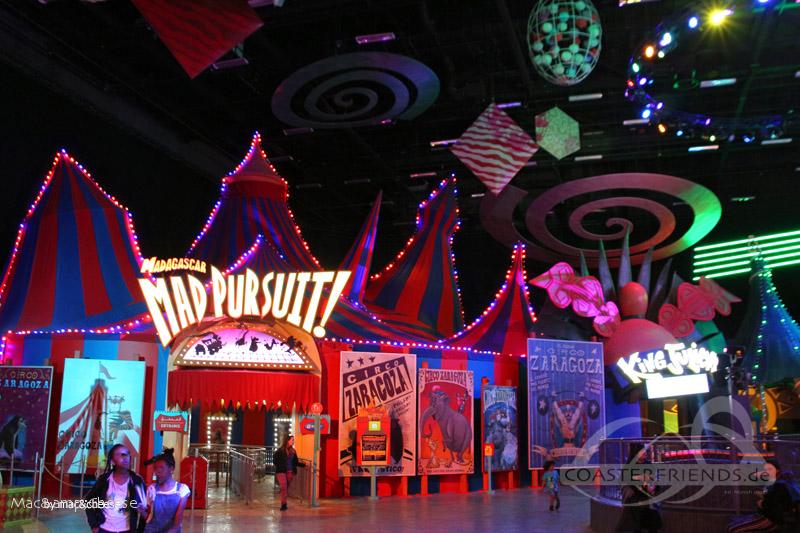 Madagascar Mad Pursuit im Parkcheckpoint für Freizeitparks und Achterbahnen
