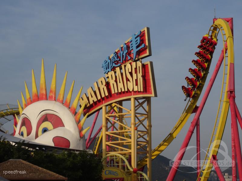 Hair Raiser im Parkcheckpoint für Freizeitparks und Achterbahnen