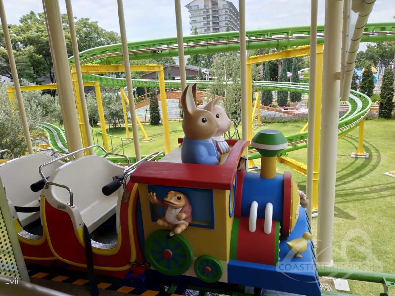 Peter Rabbit Coaster im Parkcheckpoint für Freizeitparks und Achterbahnen
