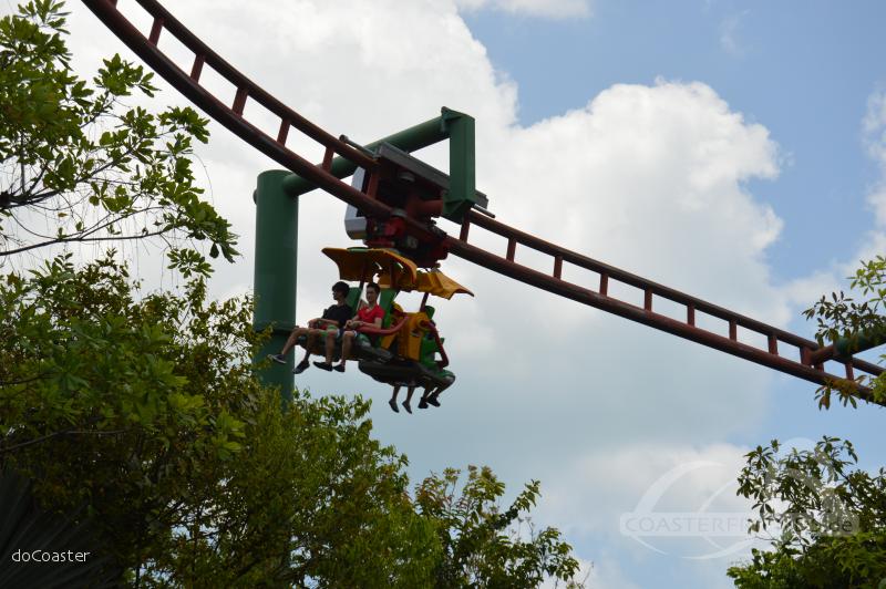 Canopy Flyer im Parkcheckpoint für Freizeitparks und Achterbahnen