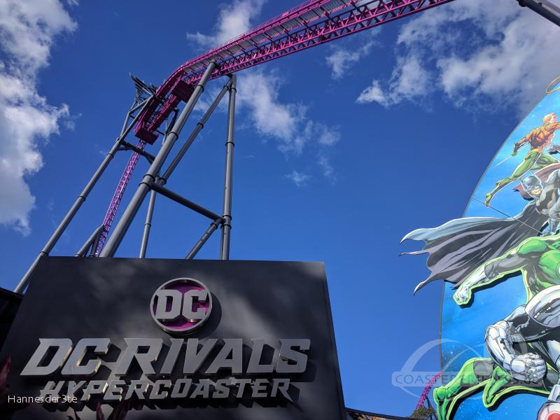 DC Rivals HyperCoaster im Parkcheckpoint für Freizeitparks und Achterbahnen