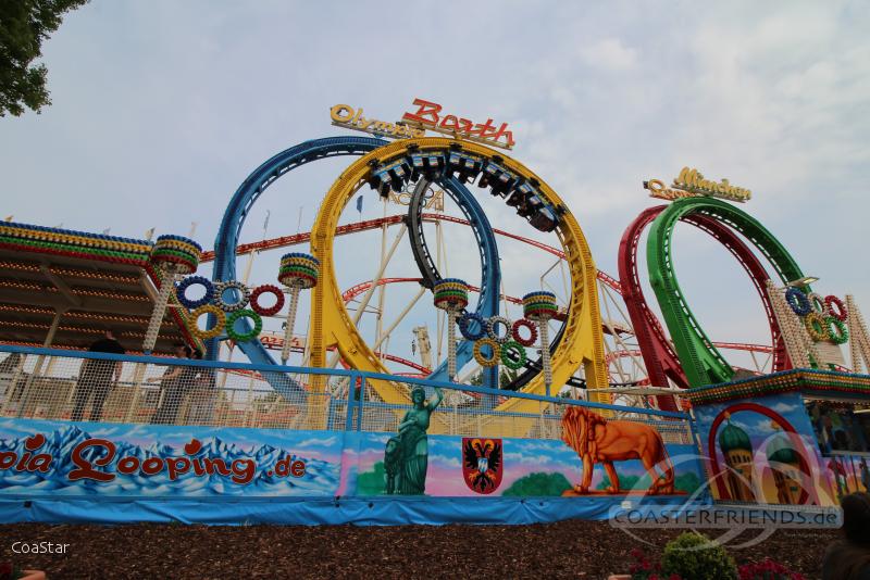 Olympia Looping im Parkcheckpoint für Freizeitparks und Achterbahnen