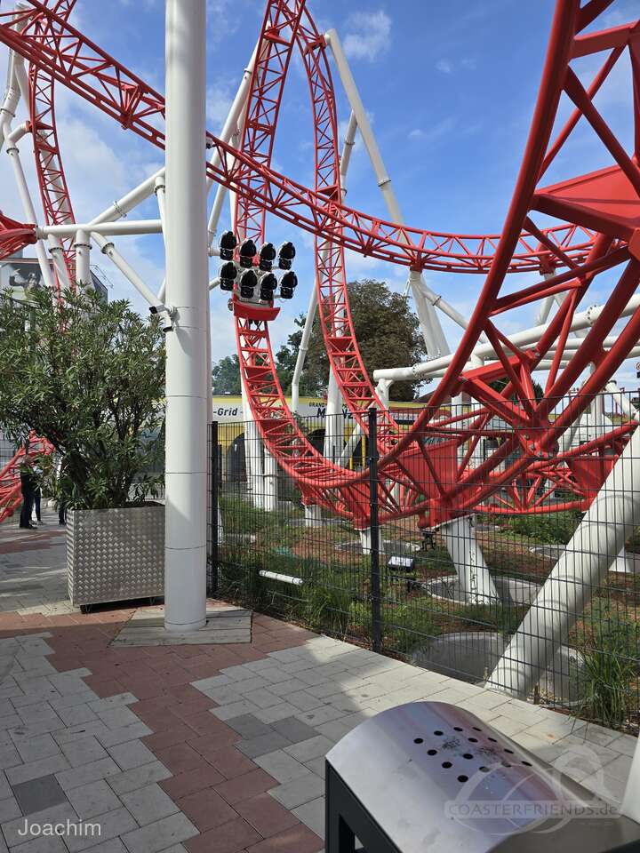Wiener Looping im Parkcheckpoint für Freizeitparks und Achterbahnen
