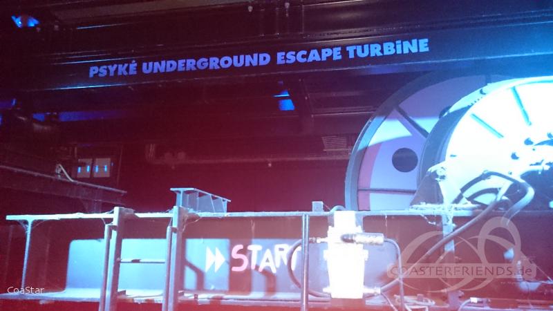 Psyké Underground im Parkcheckpoint für Freizeitparks und Achterbahnen