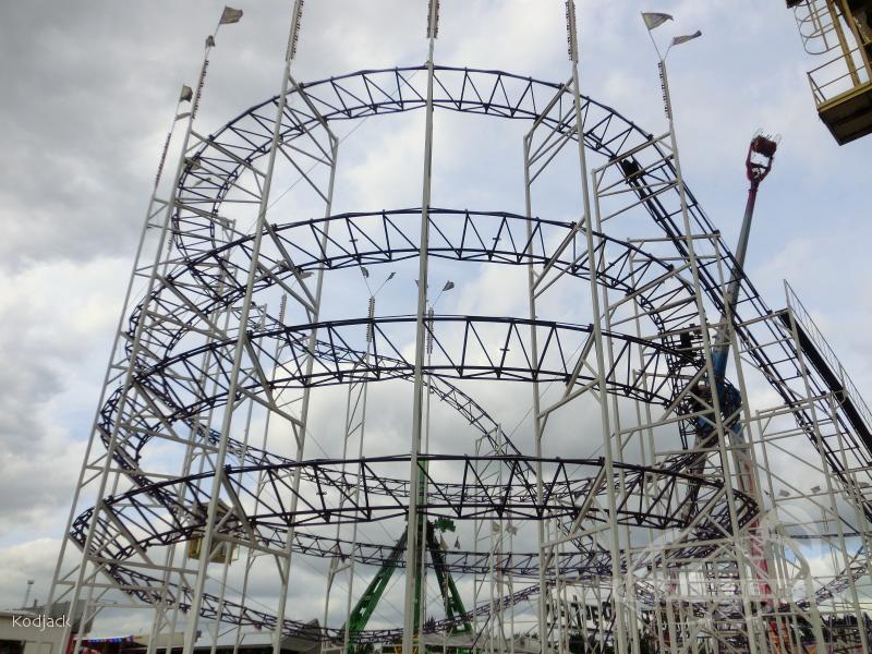 Roller Coaster (aka Christmas Ride) im Parkcheckpoint für Freizeitparks ...