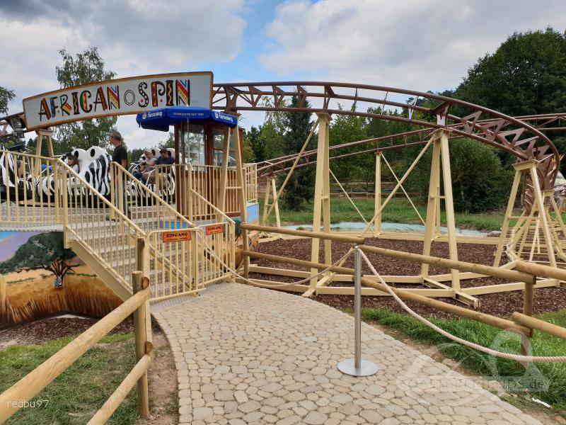 African Spin im Parkcheckpoint für Freizeitparks und Achterbahnen
