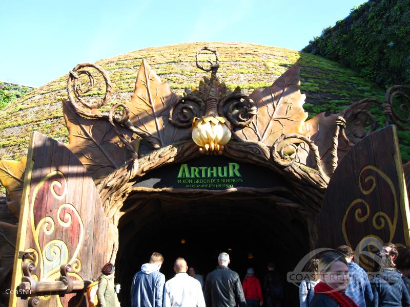 Arthur im Parkcheckpoint für Freizeitparks und Achterbahnen