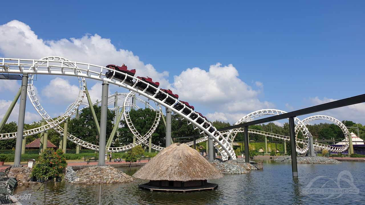 Big Loop im Parkcheckpoint für Freizeitparks und Achterbahnen