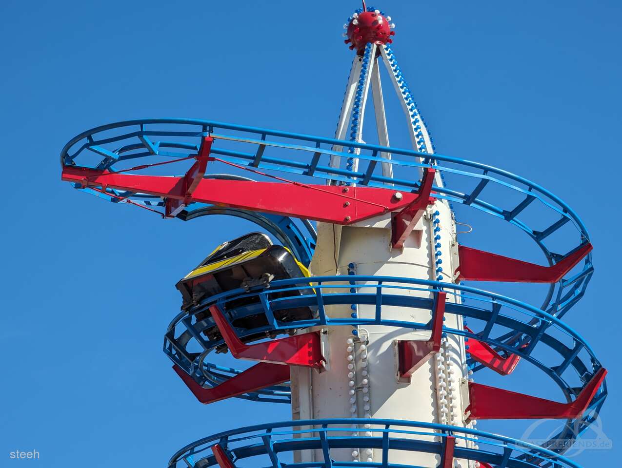 Toboggan sur Rail im Parkcheckpoint für Freizeitparks und Achterbahnen