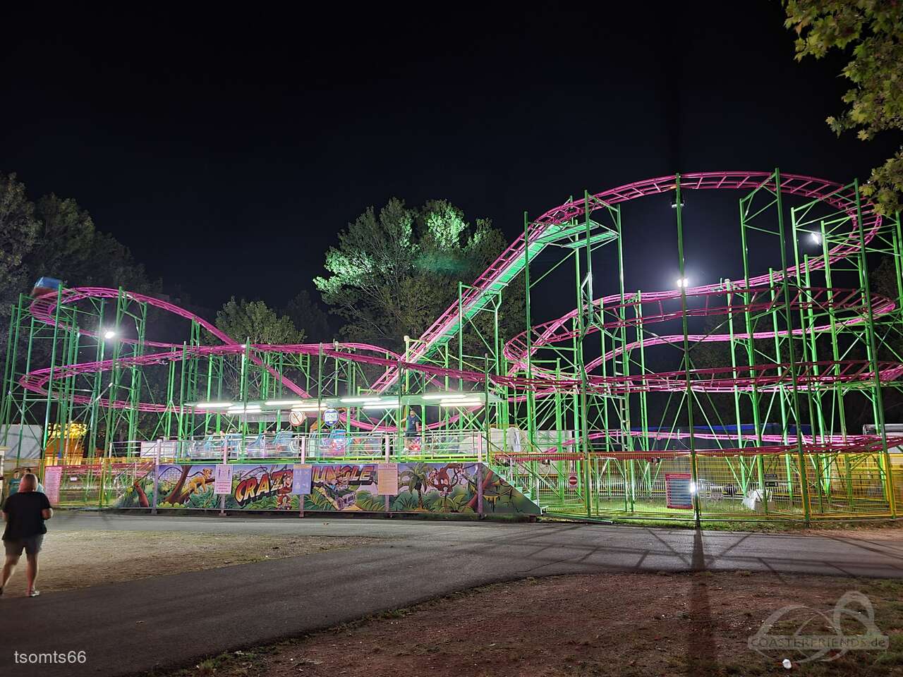 Crazy Jungle im Parkcheckpoint für Freizeitparks und Achterbahnen