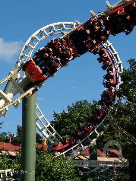 Python im Parkcheckpoint für Freizeitparks und Achterbahnen