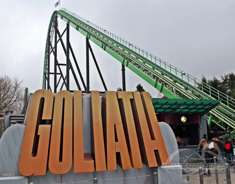 Goliath im Parkcheckpoint für Freizeitparks und Achterbahnen