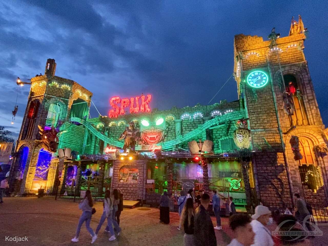 Spuk im Parkcheckpoint für Freizeitparks und Achterbahnen