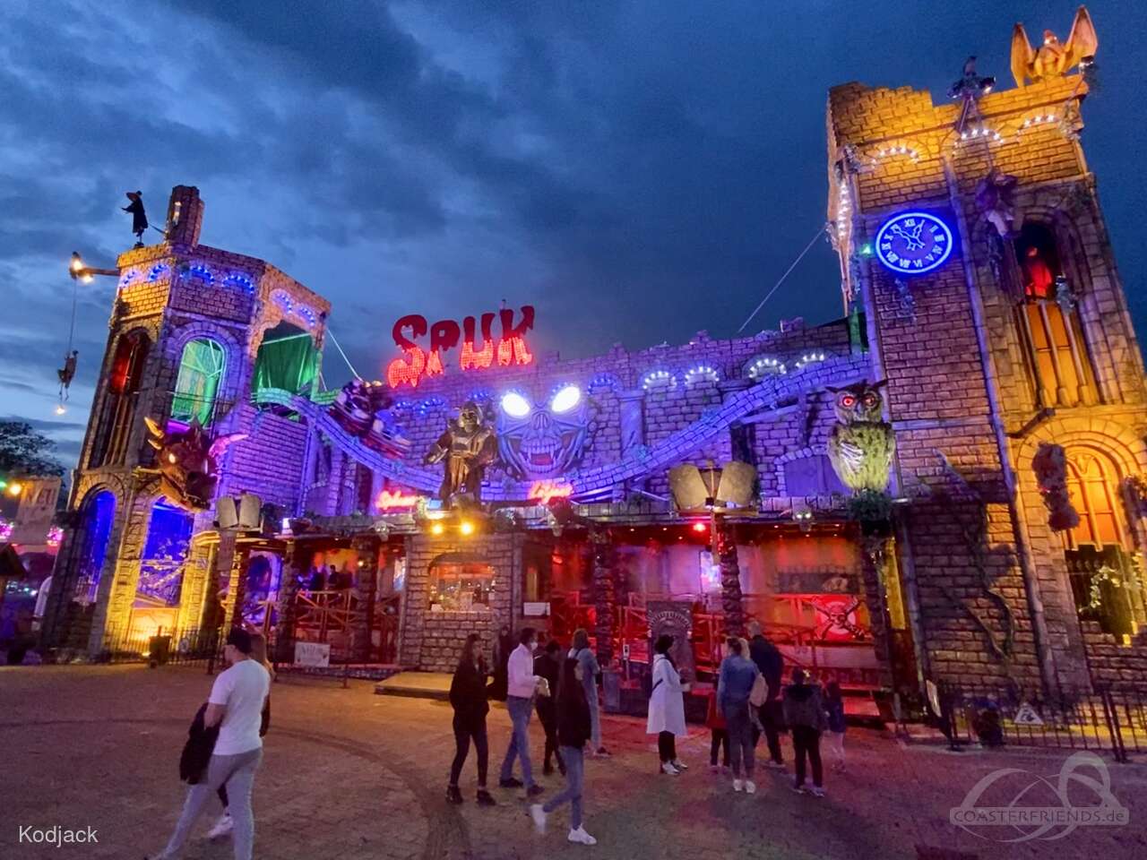 Spuk im Parkcheckpoint für Freizeitparks und Achterbahnen