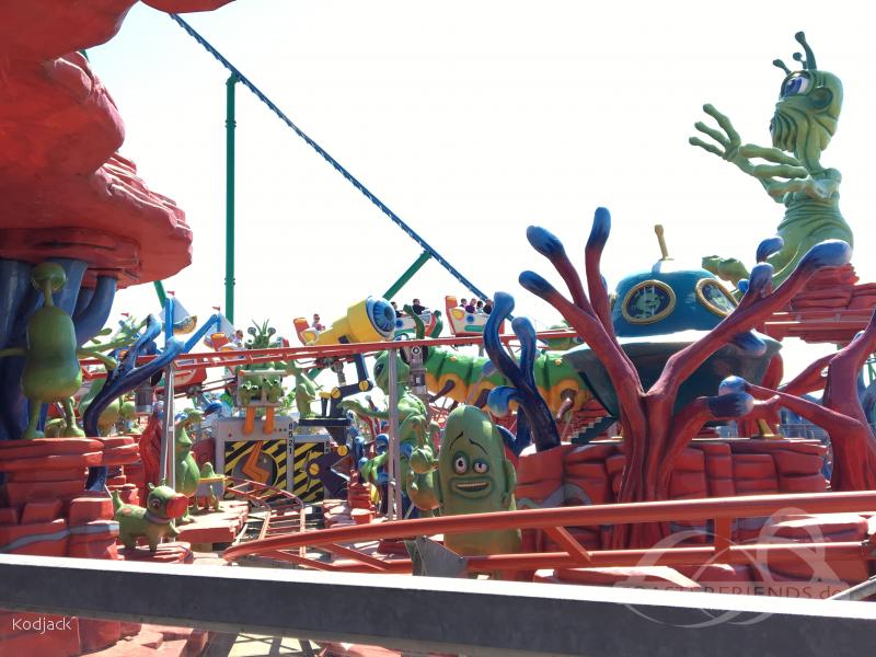Mars Roller Coaster im Parkcheckpoint für Freizeitparks und Achterbahnen
