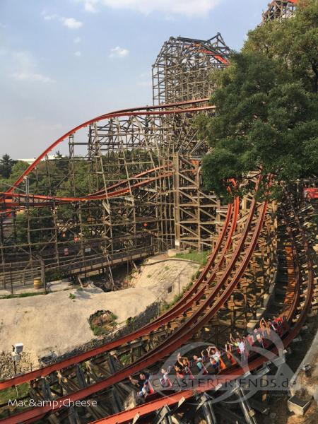 Medusa Steel Coaster im Parkcheckpoint für Freizeitparks und Achterbahnen