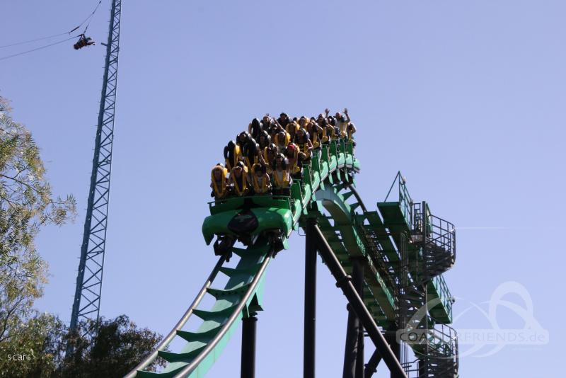 Riddler's Revenge im Parkcheckpoint für Freizeitparks und Achterbahnen