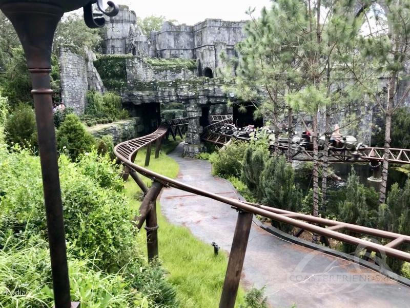 Hagrid’s Magical Creature Motorbike Adventure im Parkcheckpoint für ...