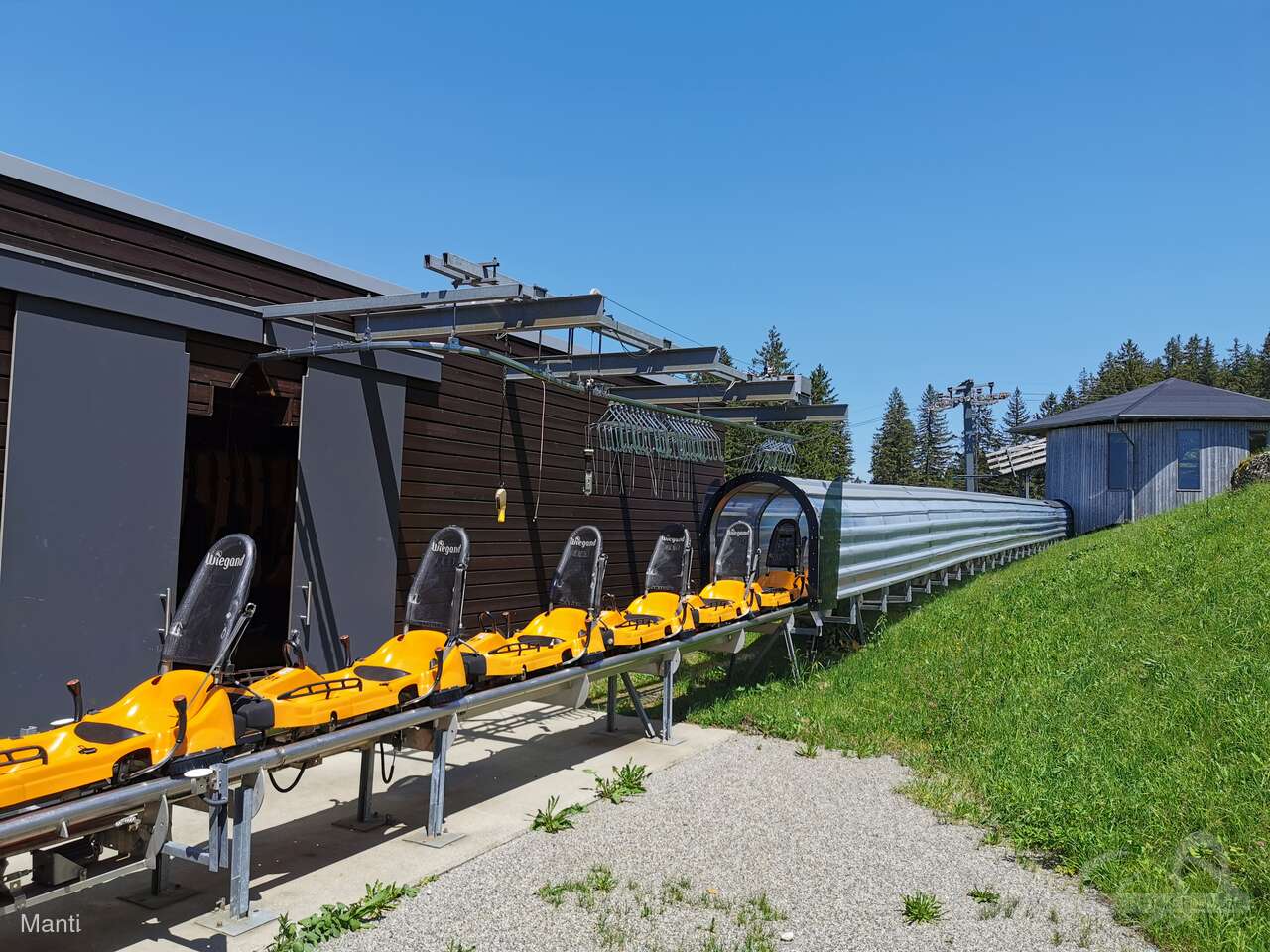 Alpsee Bergwelt im Parkcheckpoint für Freizeitparks und Achterbahnen
